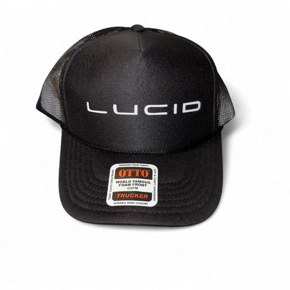 OTTO | Accessories | Otto Lucid Black Mesh Trucker Hat | Poshmark